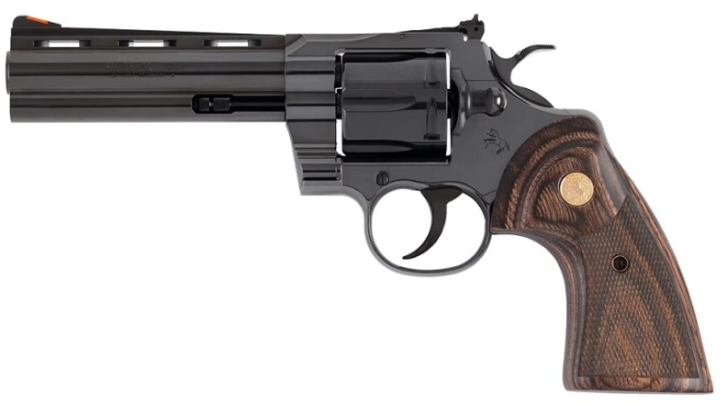 Revolver COLT PYTHON Bleui 5" cal.357 Magnum - Armes catégorie B sur ...