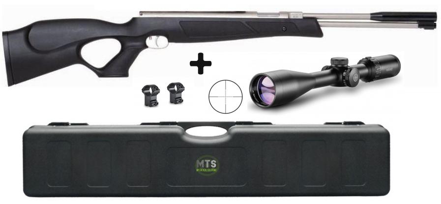 Carabine à air comprimé WEIHRAUCH HW 97 Black Line Stainless ''Pack ...