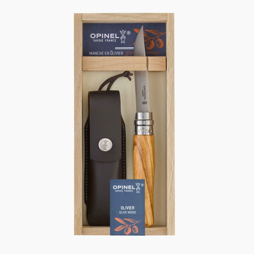 Couteau OPINEL n°8 "Coffret OLIVIER" - Rayon Chasse sur armurerie-lavaux.com