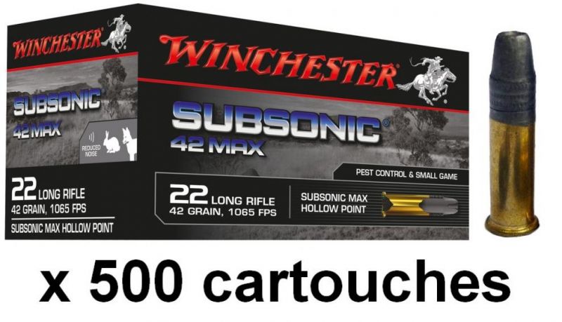 Munitions et cartouches WINCHESTER calibre 22 Lr sur Armurerie-lavaux.com