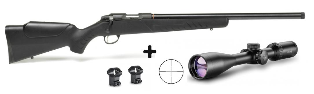 Carabine cal.17 Hmr SAKO Quad Varmint Synthétique Heavy Barrel ...