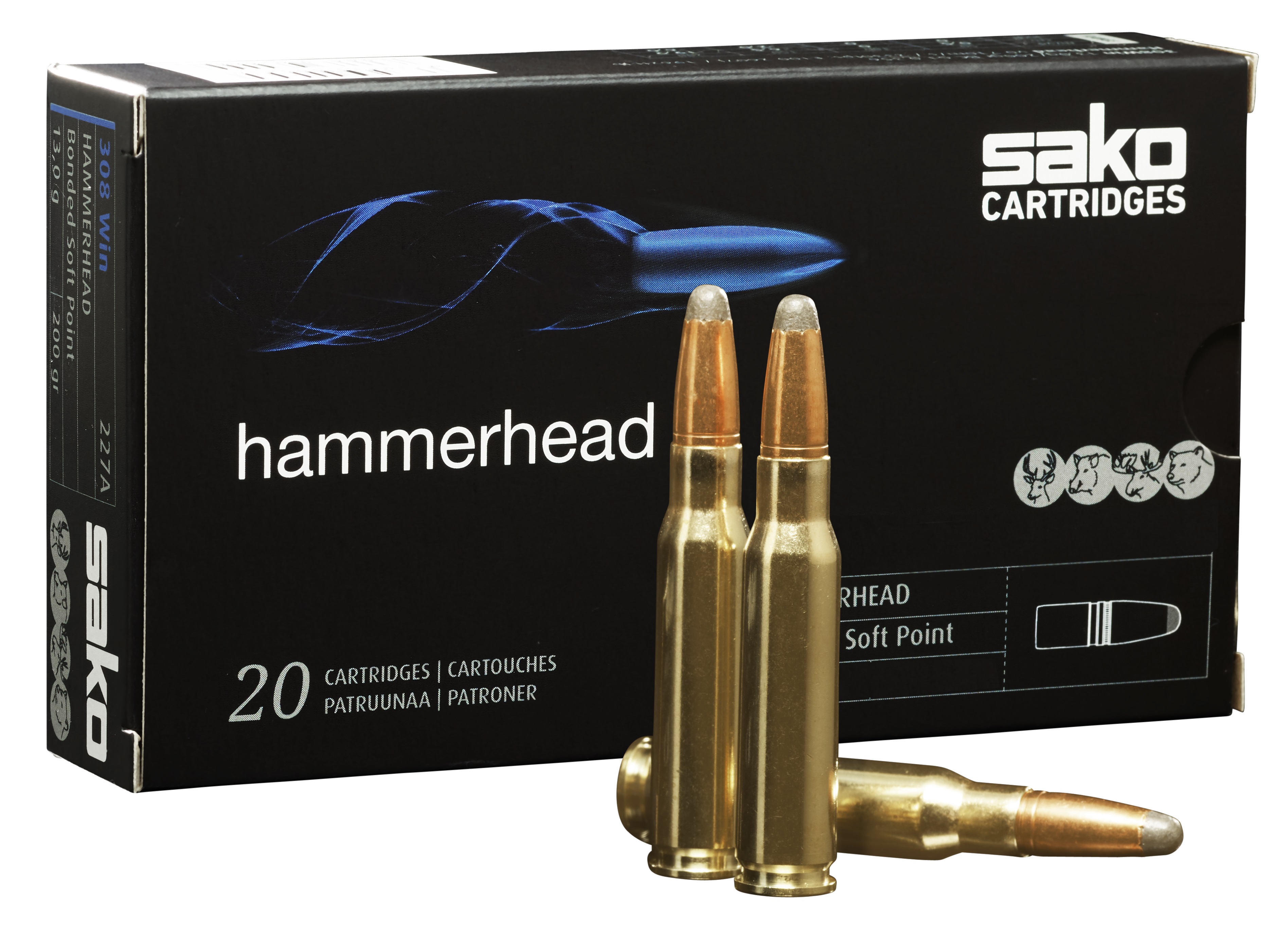 SAKO cal.30-06 Sprg HAMMERHEAD 180 grains - 11.7 grammes /20 - Rayon ...