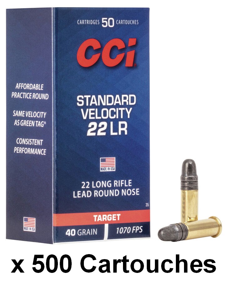 CCI 22lr Standard /500 - Carabines de Tir sur armurerie-lavaux.com