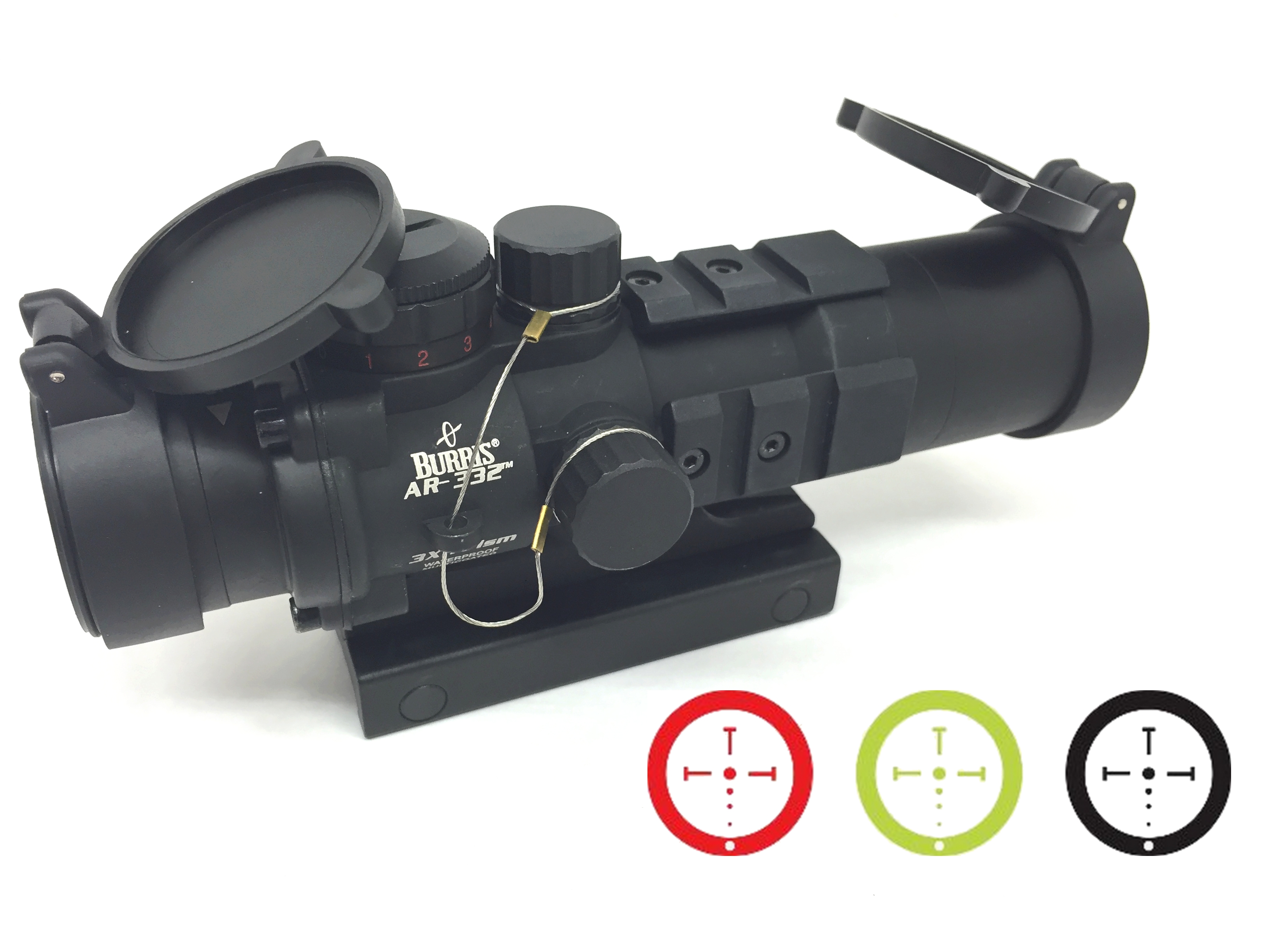 Point rouge tactical BURRIS AR-332 Ballictic CQ - Optiques sur ...