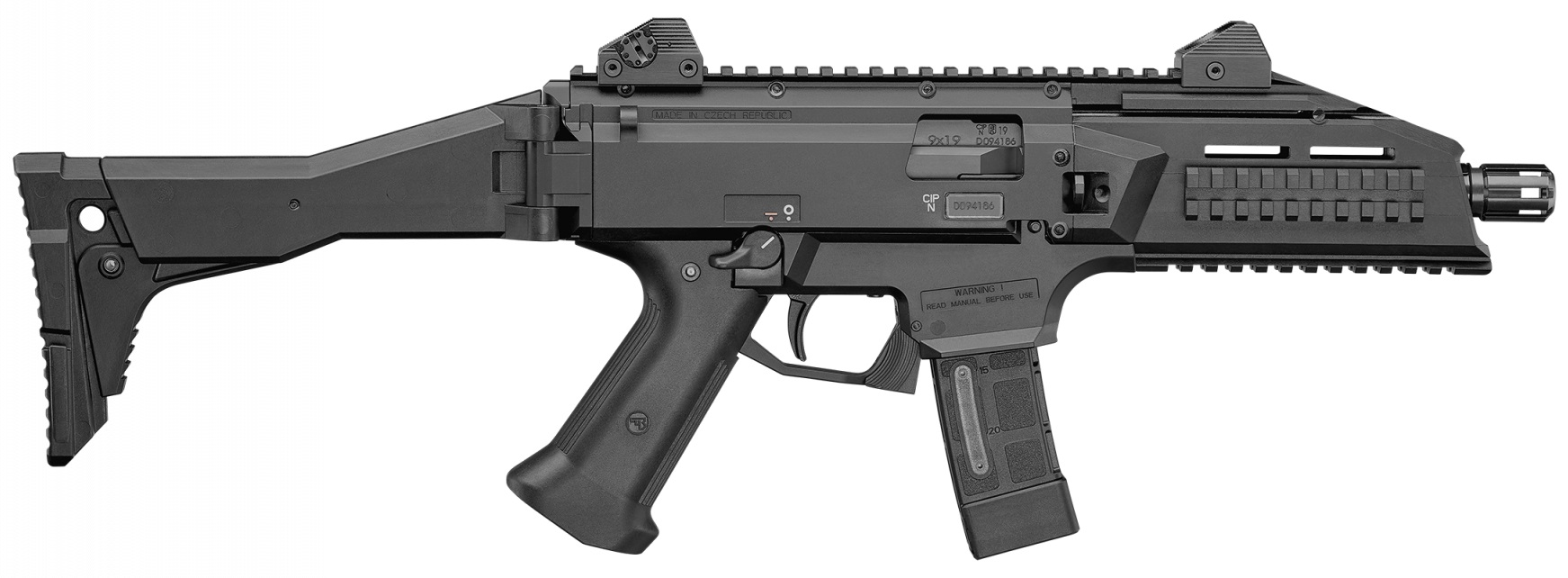 CZ SCORPION EVO 3 S1 cal.9x19 "Pack silencieux ASE UTRA SL4i Inox - Red ...