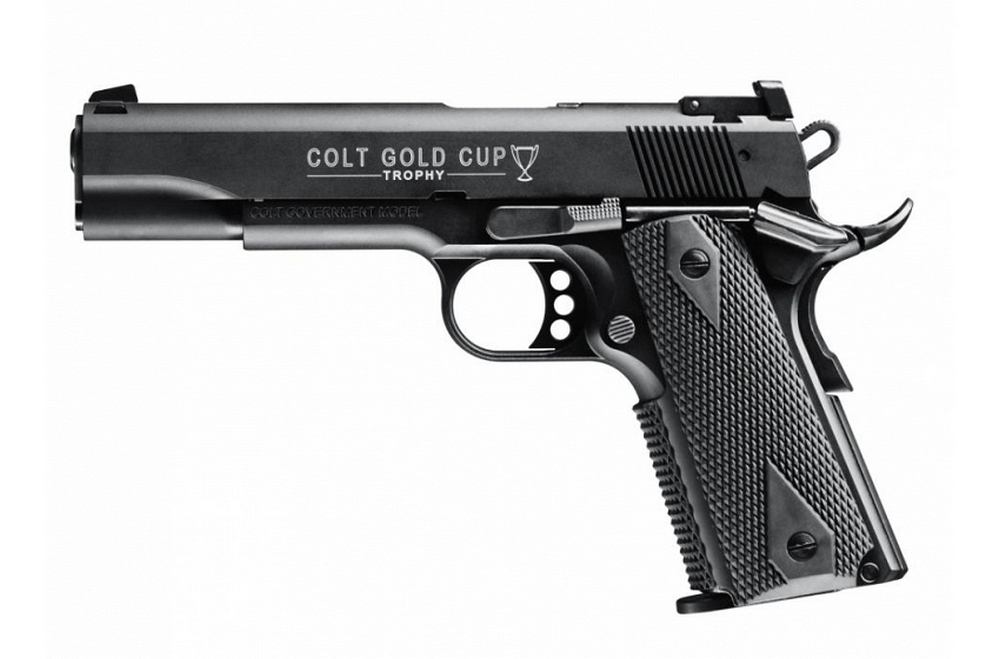 Pistolet WALTHER COLT 1911 Gold Cup Trophy 5" cal.22 Lr - Armes catégorie B sur armurerie-lavaux.com