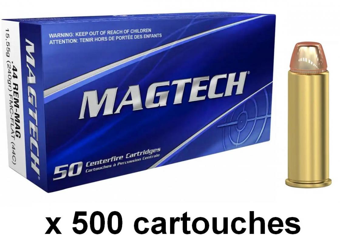 MAGTECH cal.44 Rem Mag FMJ /500 - Armes catégorie B sur armurerie ...
