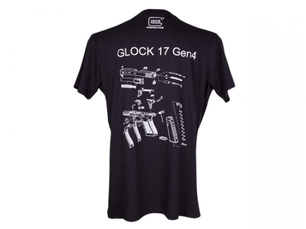 T-shirt eclaté GLOCK 17 Taille.XXL - Armes catégorie B sur armurerie ...
