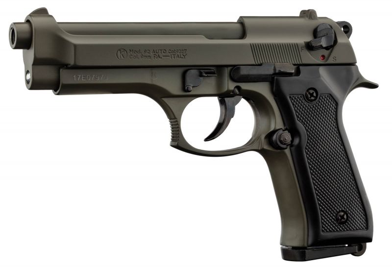 Pistolet KIMAR 92 Auto OD Green Cal.9mm PA (M8x100) - Matériel de ...