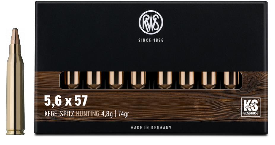 RWS cal.5,6x57 KS 74 grains - 4.8 grammes /20 - Rayon Chasse sur ...