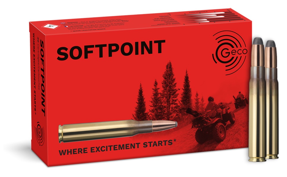 GECO cal.9,3x62 SOFTPOINT 255 grains - 16,5 grammes /20 - Rayon Chasse sur armurerie-lavaux.com