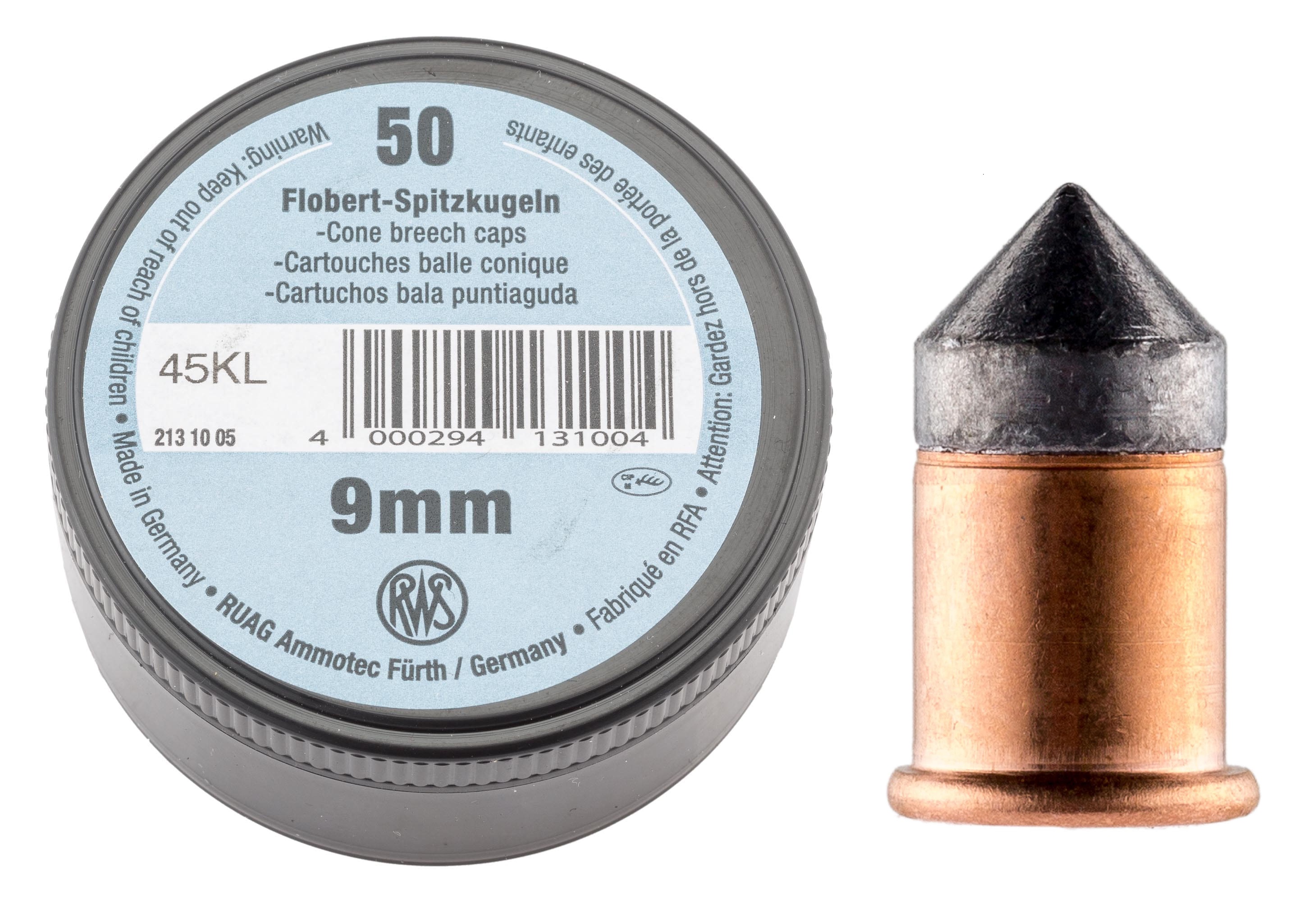 Bosquettes conique RWS 9mm Flobert /50 - Rayon Chasse sur armurerie ...