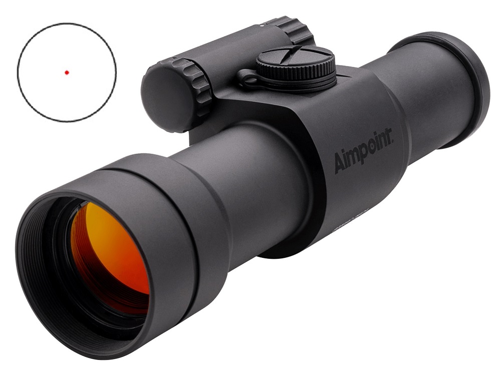 Viseur point Rouge AIMPOINT 9000SC 2MOA - Optiques sur armurerie-lavaux.com